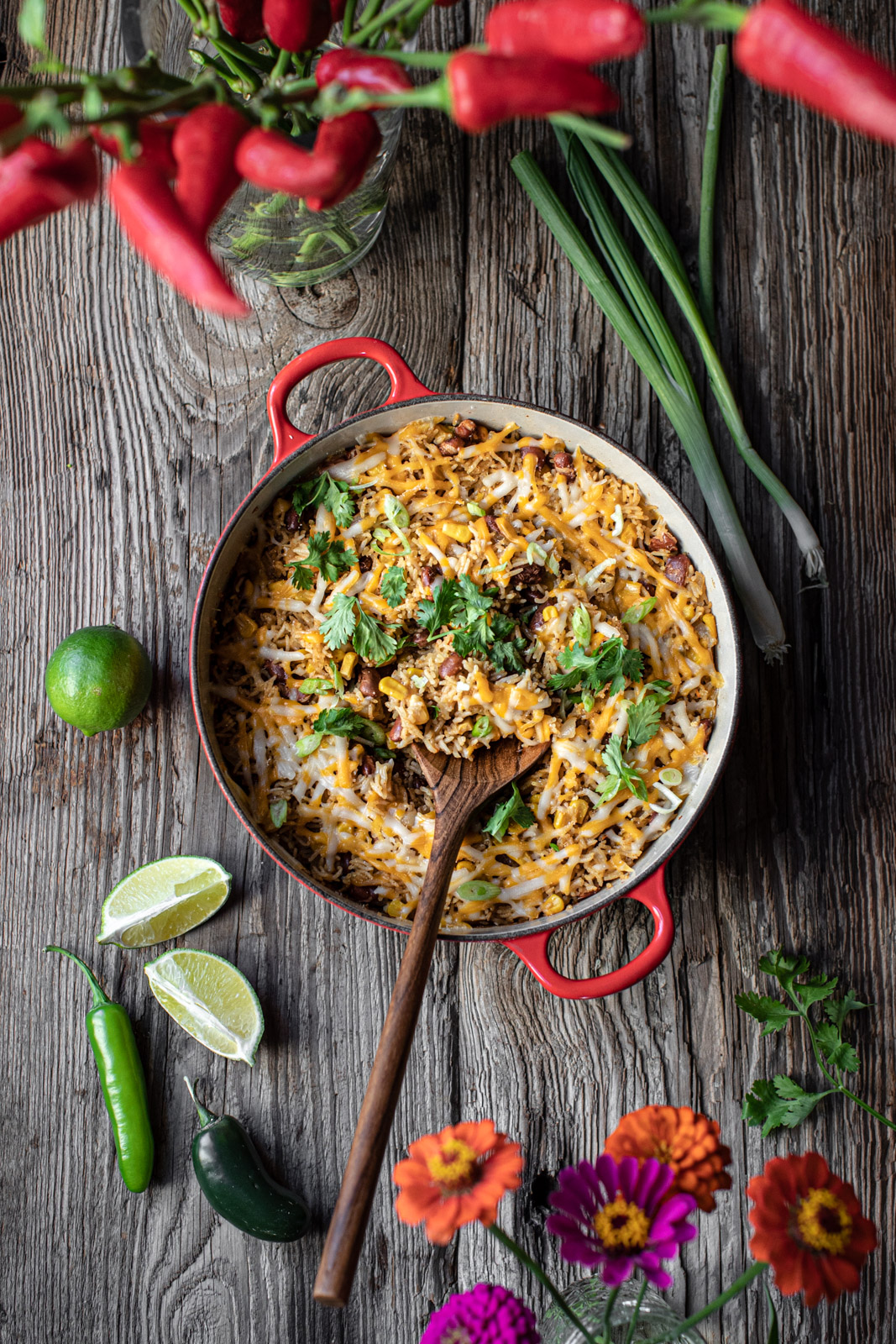 Cheesy Rice & Bean Bake - Mississippi Vegan