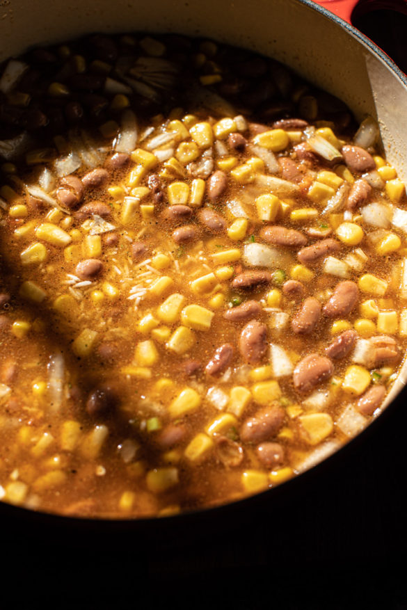 Cheesy Rice & Bean Bake - Mississippi Vegan