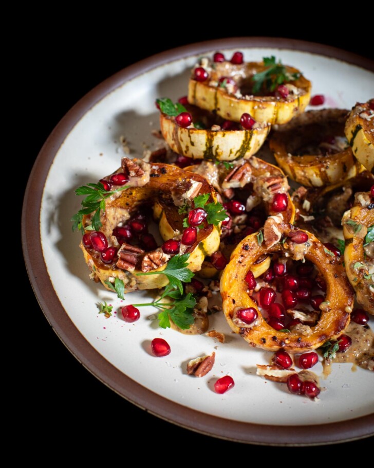 Roasted Delicata Squash - Mississippi Vegan