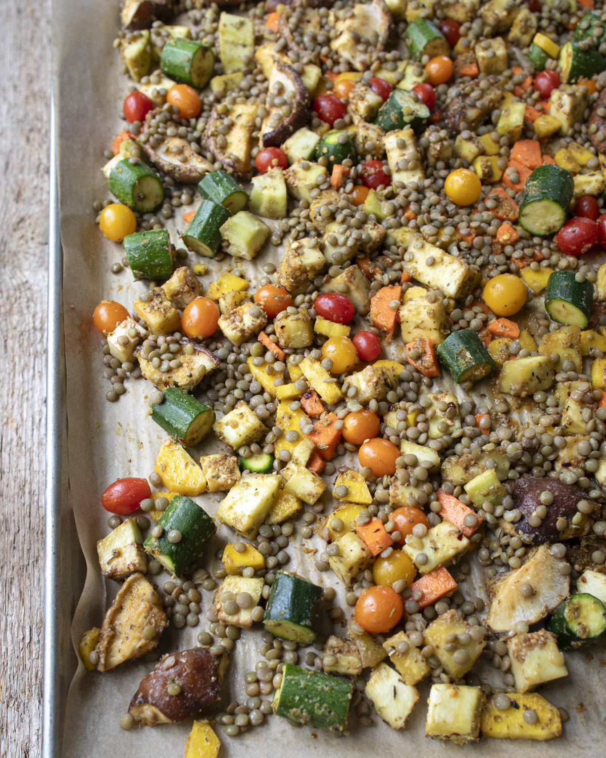 Roasted Vegetable Pasta Mississippi Vegan