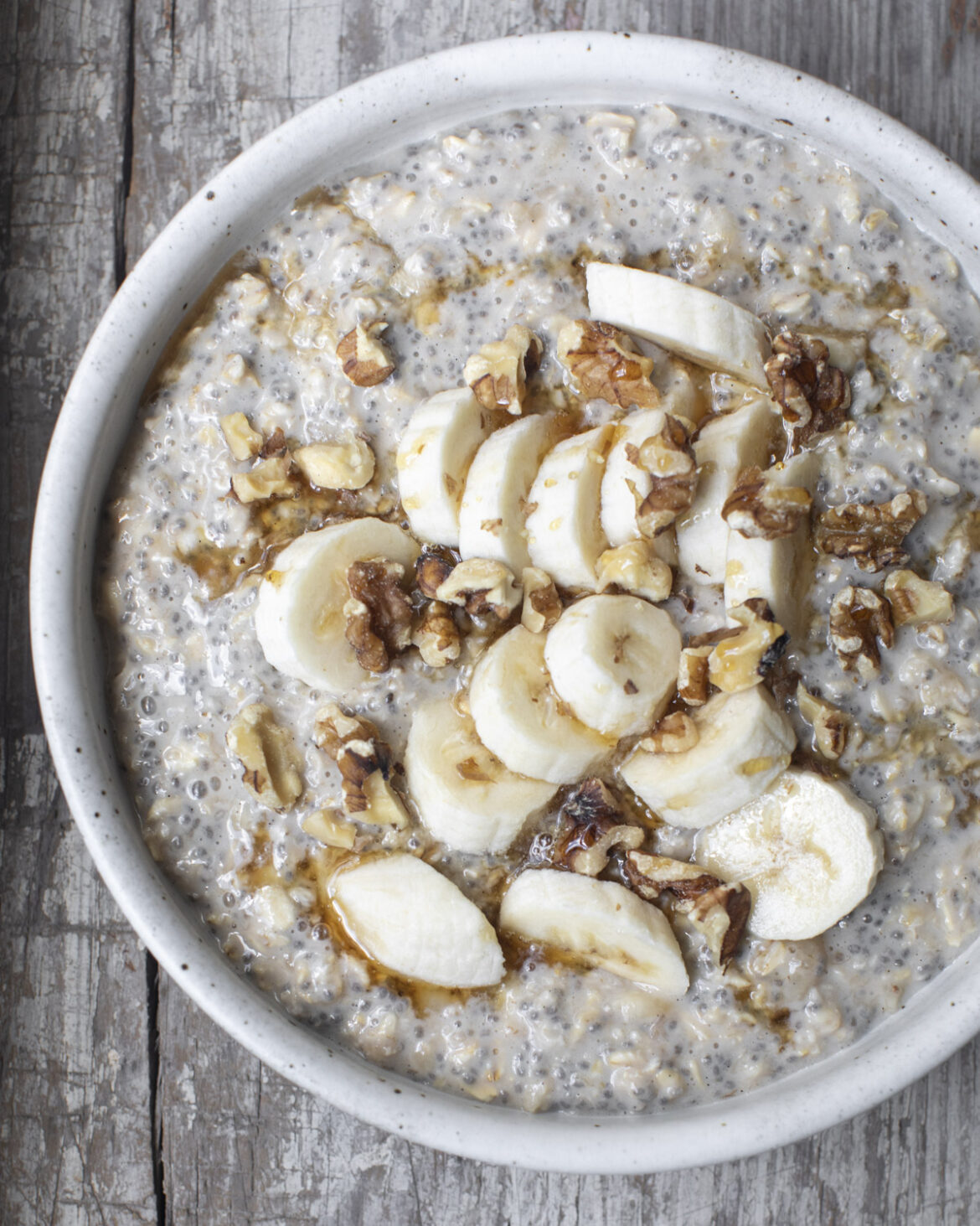 Bananas and Cream Oatmeal - Mississippi Vegan