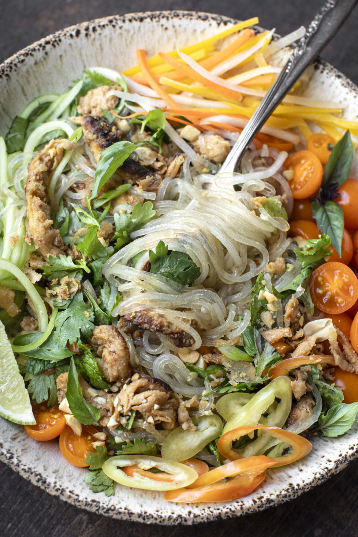 Vermicelli Noodle Bowl - Mississippi Vegan