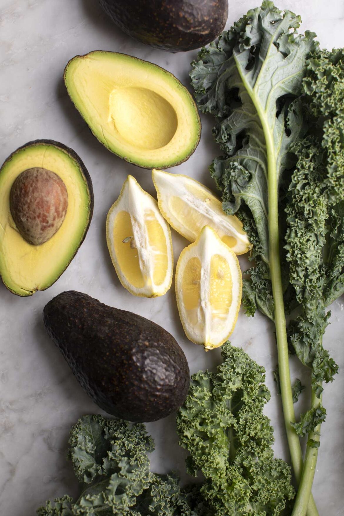 Kale and Avocado Salad - Mississippi Vegan