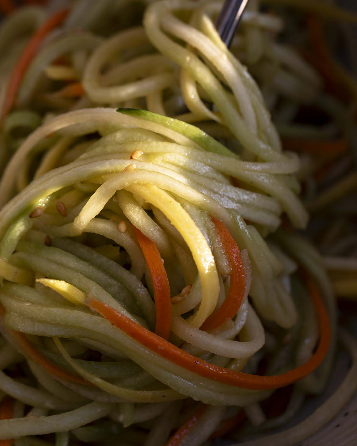 Cucumber Carrot Salad - Mississippi Vegan