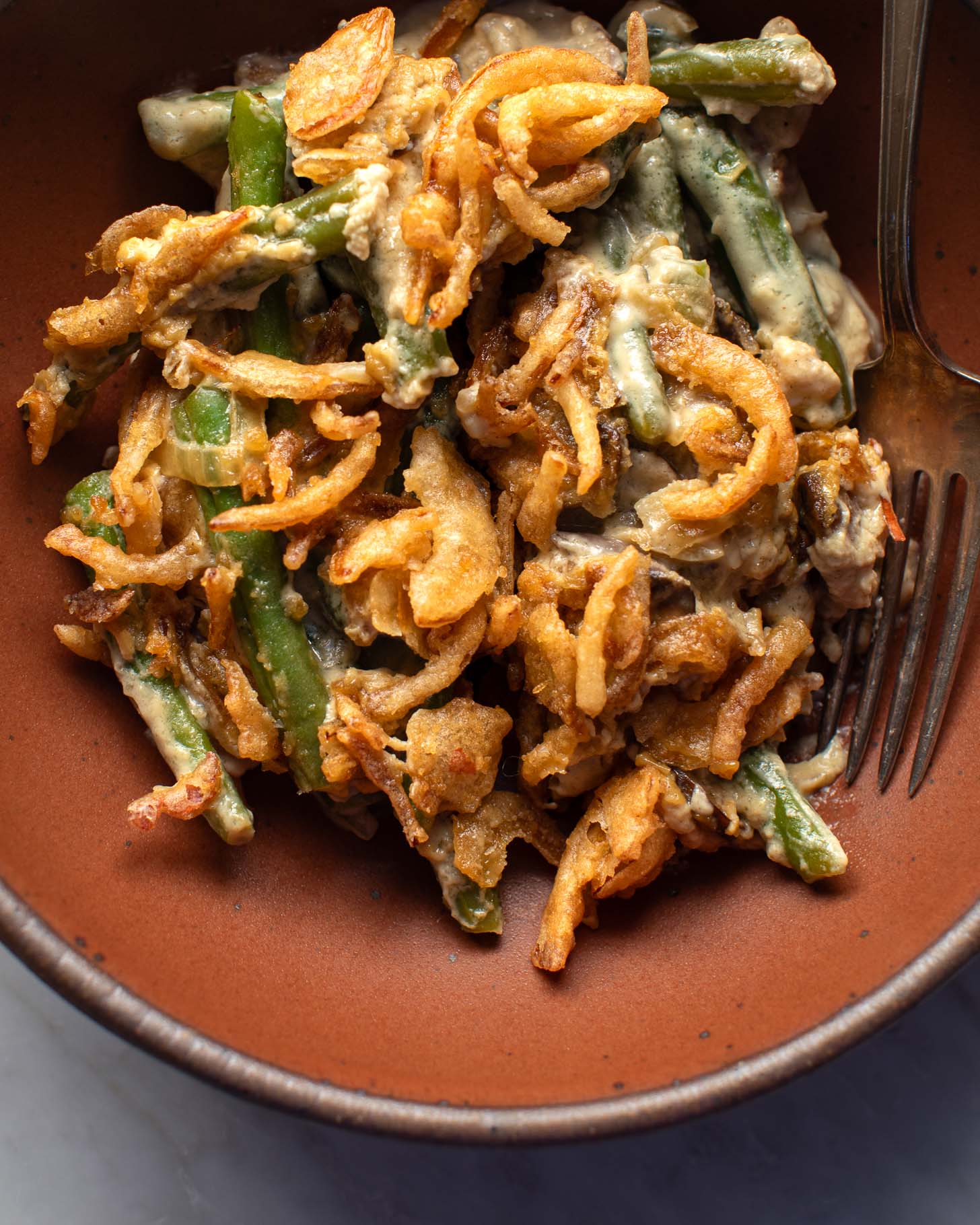 Green Bean Casserole - Mississippi Vegan